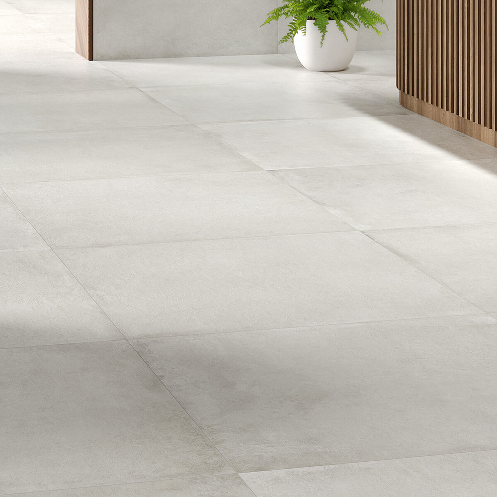 Zeal Grey Concrete Effect Porcelain Tiles | StoneSuperstore