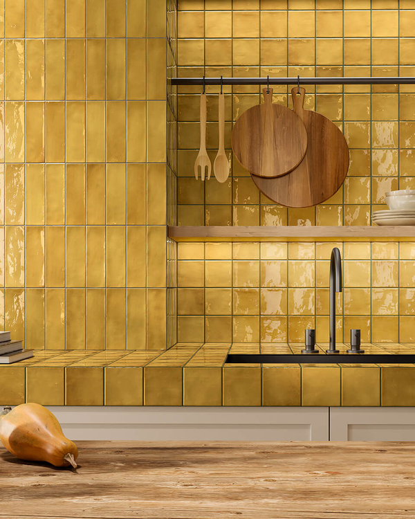 Shop Cavendish Mustard Metro Tiles Online | Stone Store