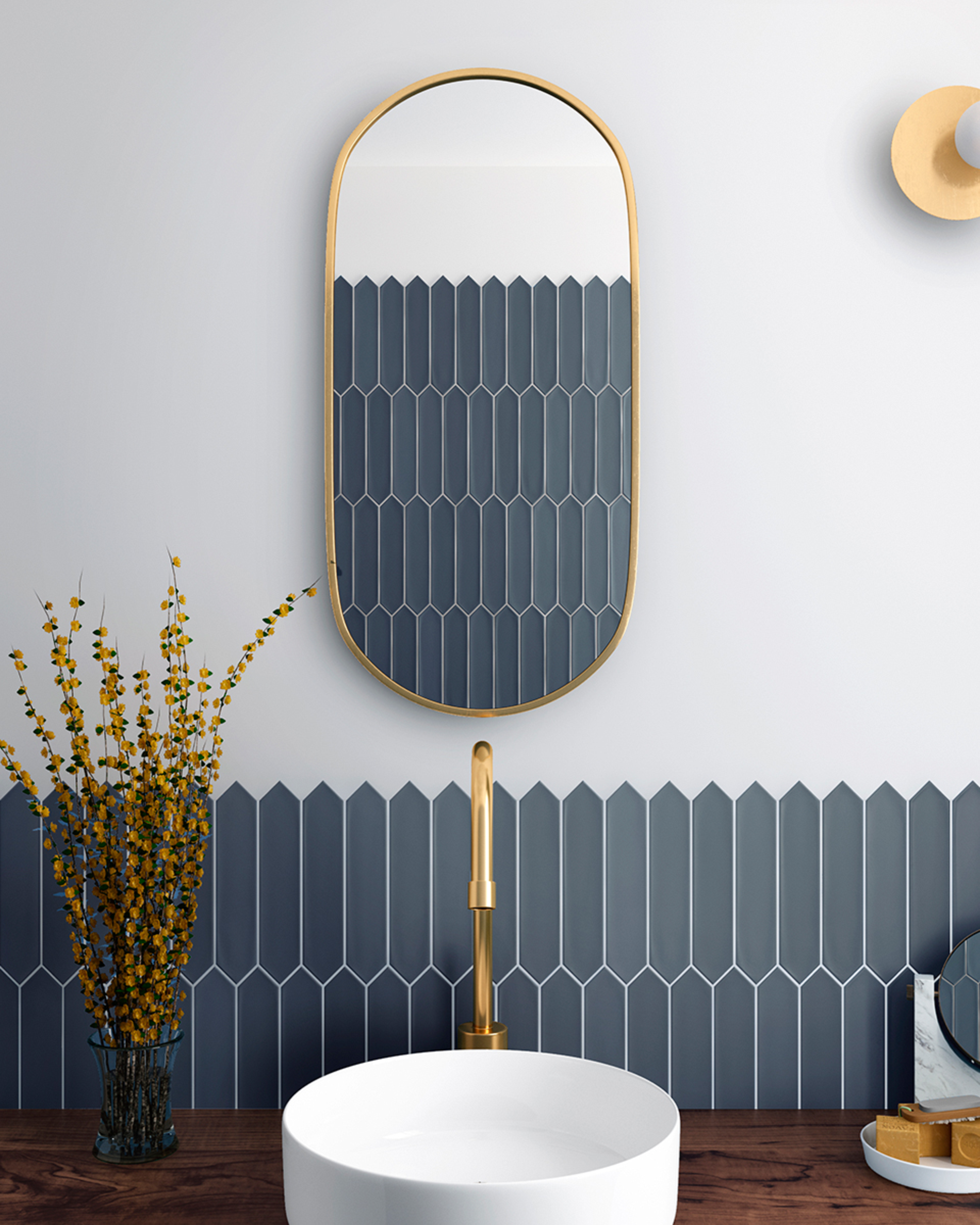 Shop Nautilus Navy Metro Tiles Online | Stone Store