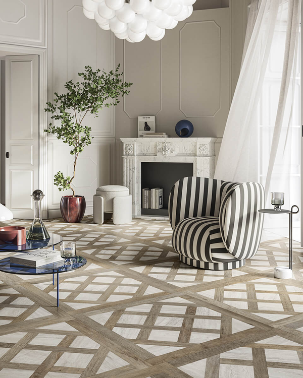 Versailles Classical Décor Wood Effect Porcelain Tiles | Stone Store