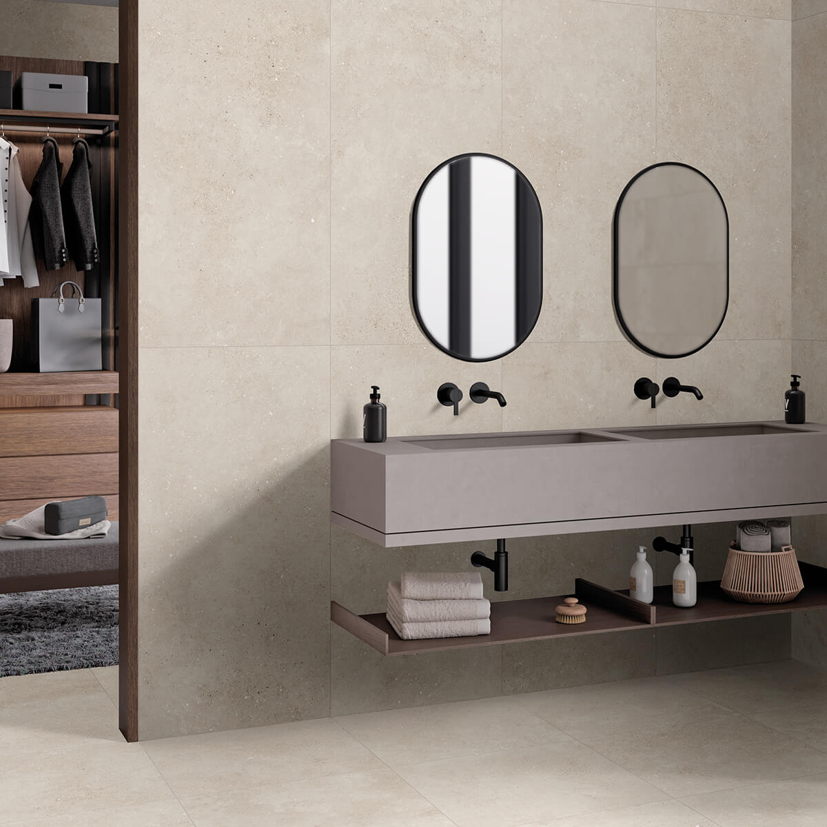 Arles Linen Stone Effect Porcelain Tiles | Stone Store