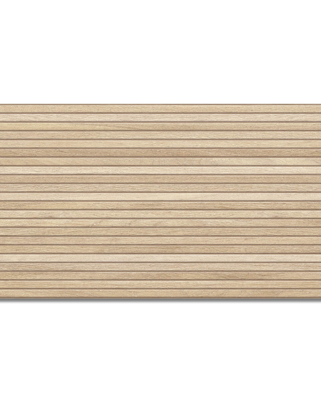 Scandi Light Oak Slatted Wood Effect Porcelain Tiles | Stone Store