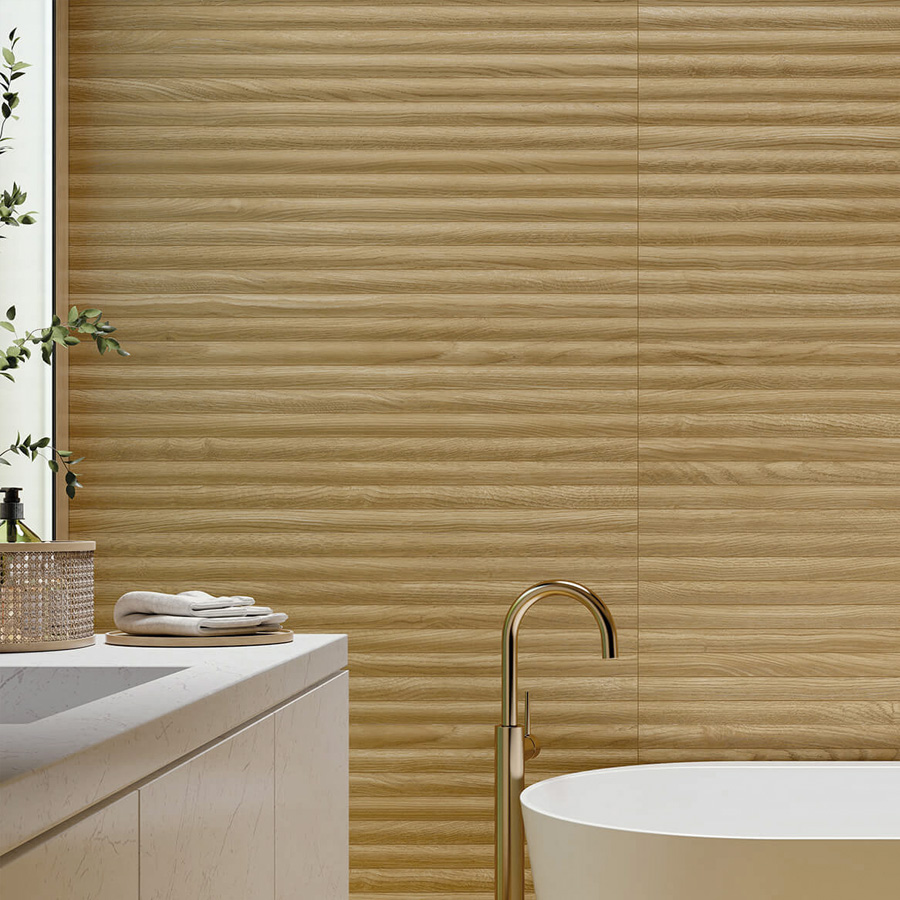 Bathroom Feature Wall Tile Ideas | StoneSuperstore | StoneSuperstore