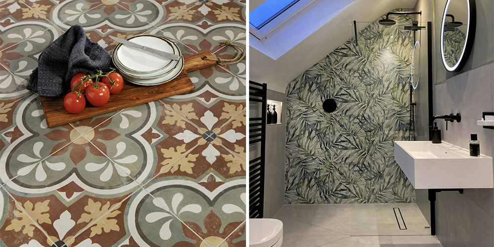 Patterned Tile Ideas for Bathroom & Kitchen | StoneSuperstore