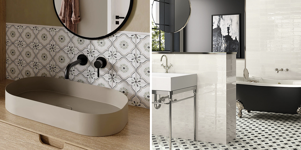 Patterned Tile Ideas for Bathroom & Kitchen | StoneSuperstore